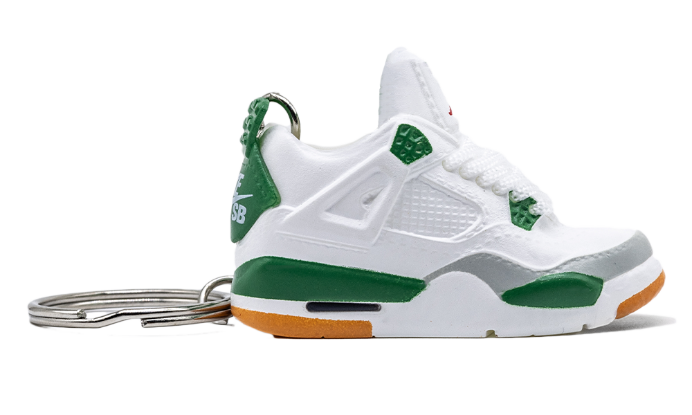 Air Jordan 4 SB Pine Green Keychain - True to Sole