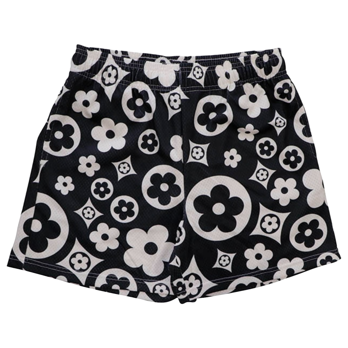 Bravest Studios Flower Shorts Black - True to Sole