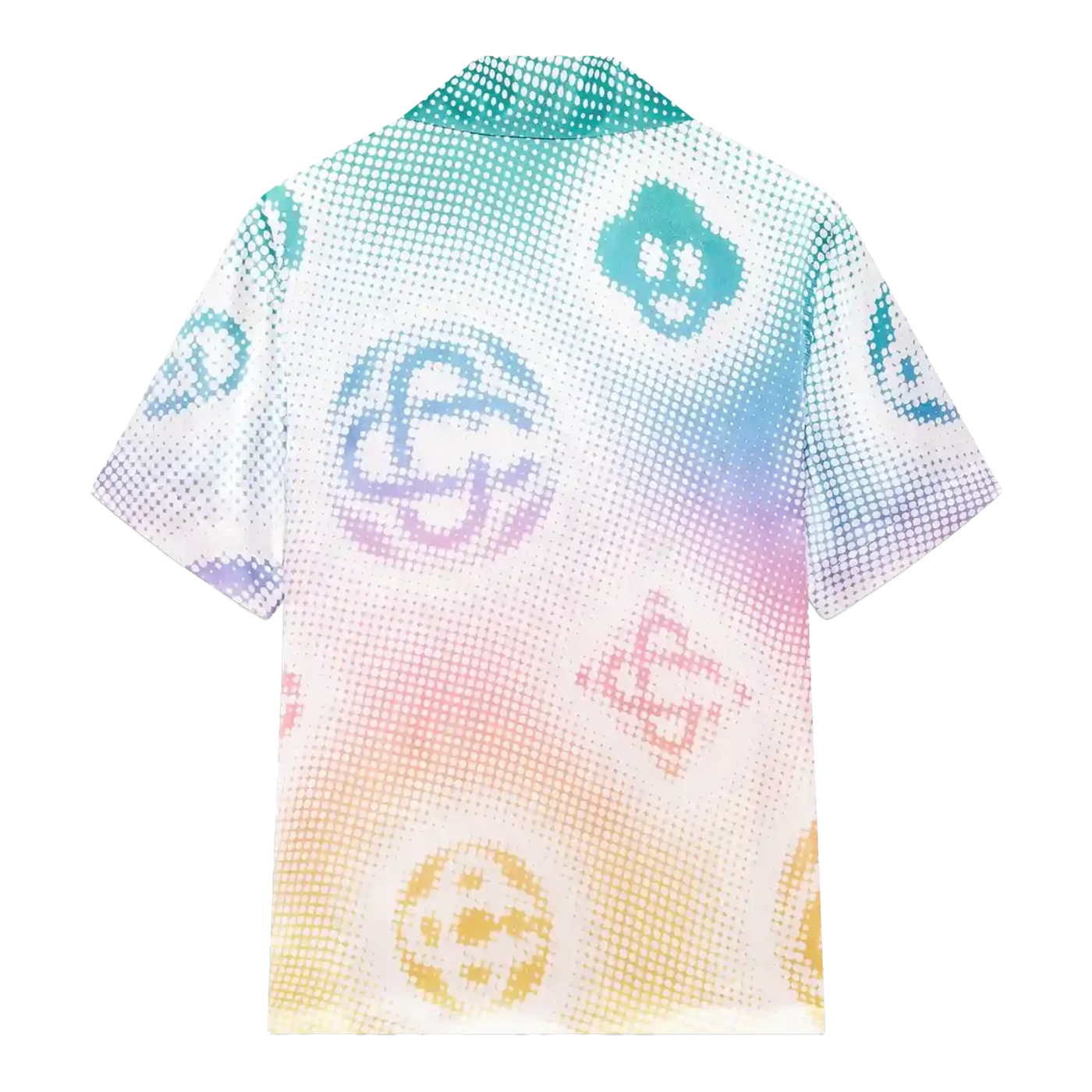 Casablanca Halftone Logo Cuban Collar SS Shirt - True to Sole