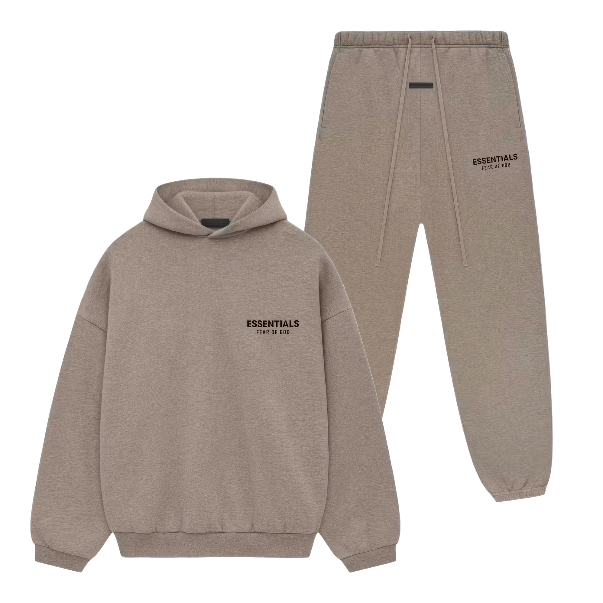 Fear of God Essentials Fleece Set (FW24) Heather Gray — True to Sole