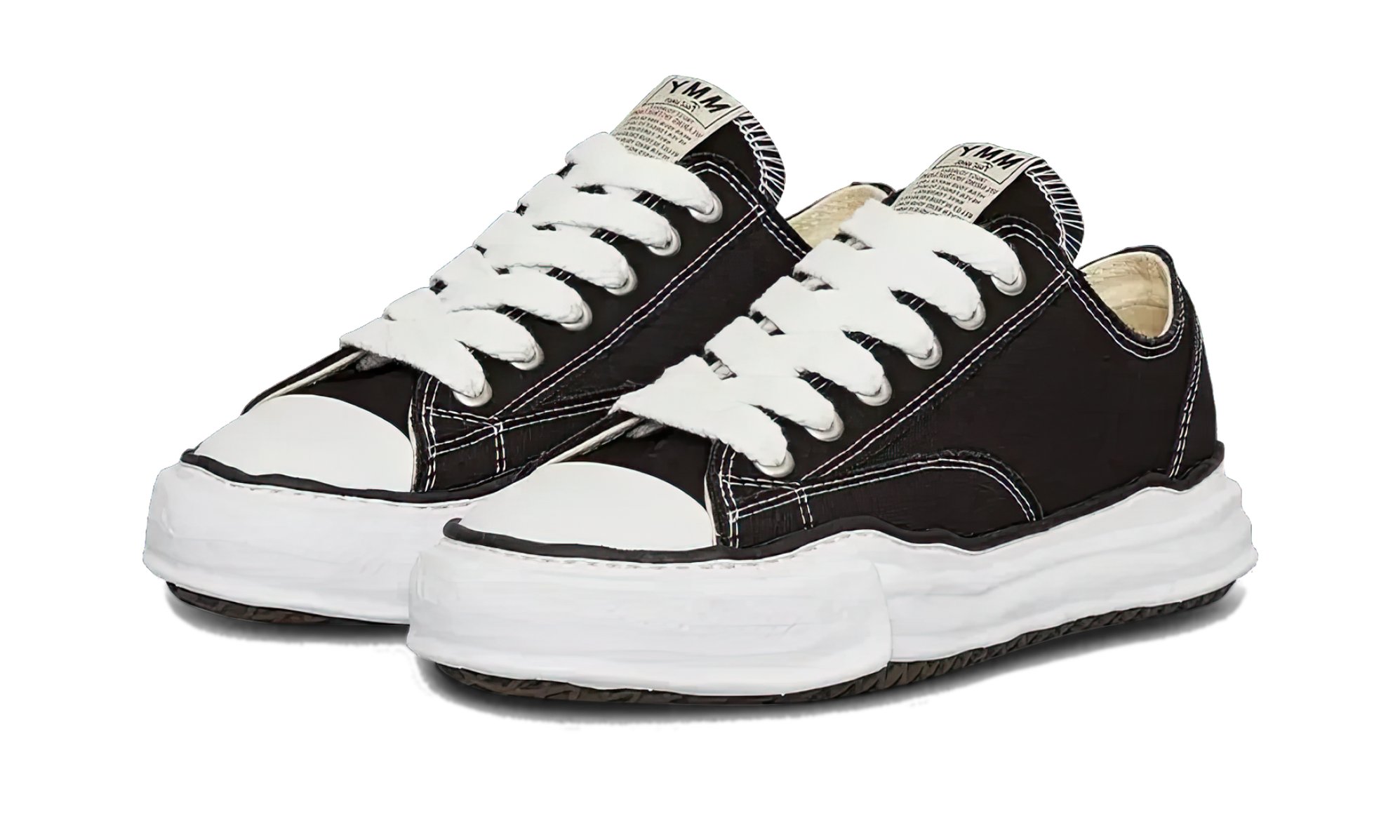 Maison Mihara Yasuhiro Peterson OG Sole Canvas Low Black (A01FW702-BLK ...