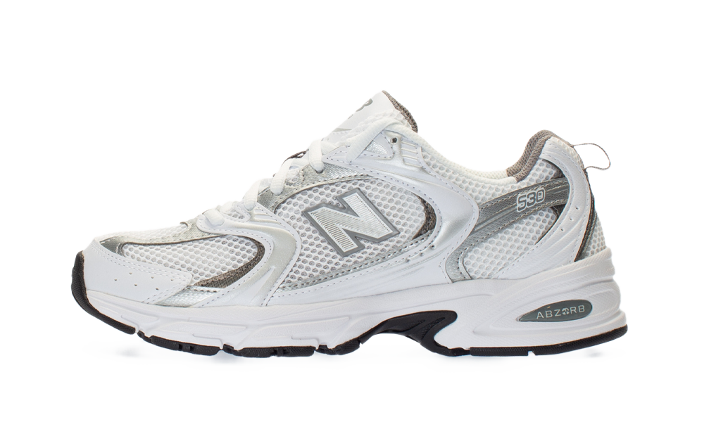 New Balance 530 White Silver Metallic (MR530AD) - True to Sole
