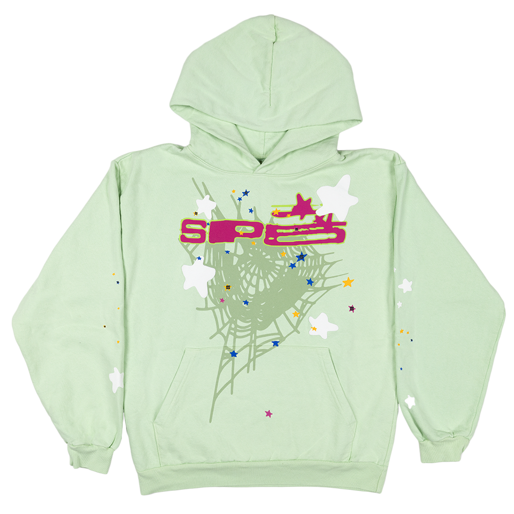 Sp5der SP5 Mint Hoodie Mint - True to Sole