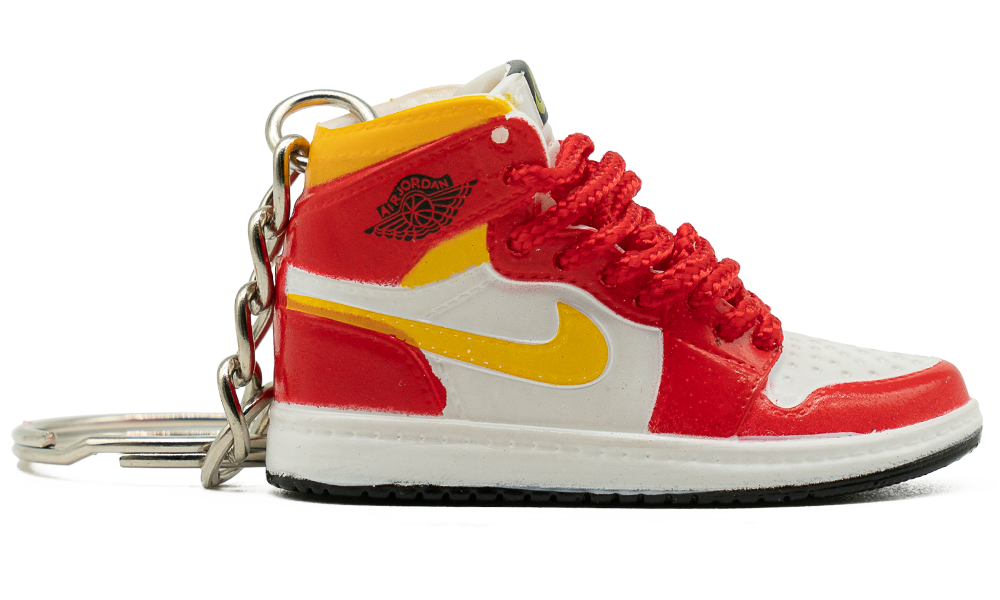 Air Jordan 1 High Fusion Red Keychain - True to Sole