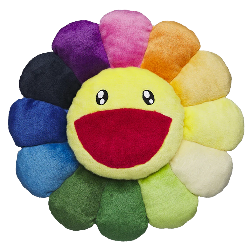 Takashi Murakami Flower Plush 60 CM Rainbow/Yellow – True to Sole