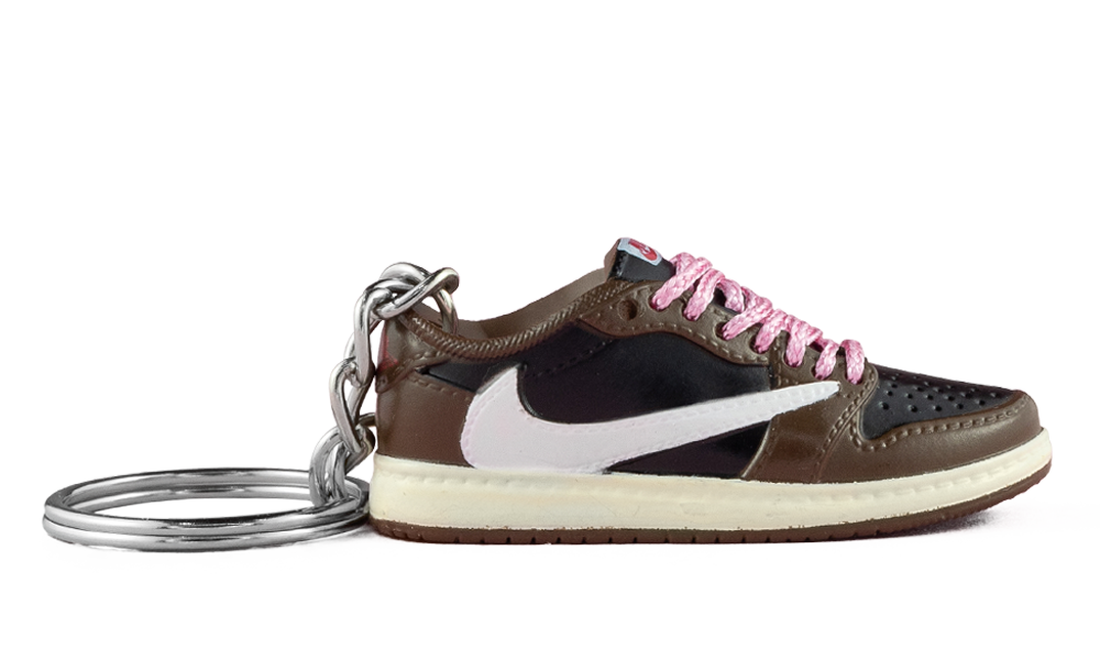 Travis Scott Air Jordan 1 Retro Low OG SP Keychain (pink lace) - True ...